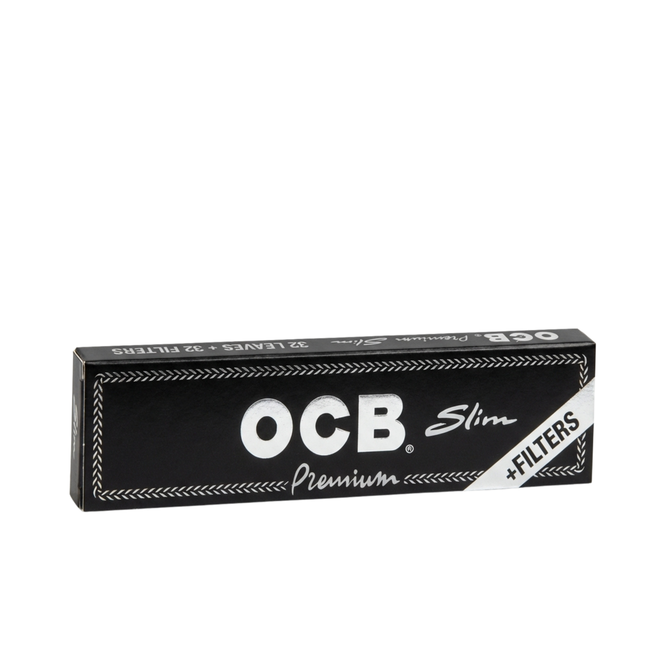 OCB Black Premium Papers Slim + Filter – Green Passion